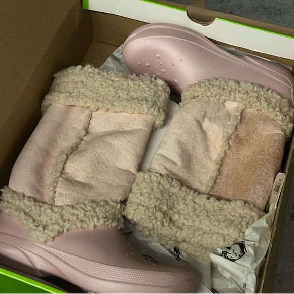 CROCS | Shoes | Crocs Nadia Cotton Candy Color Womens Tall Lined Boots ...